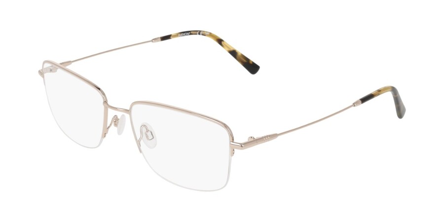 Flexon H6090 710 Rectangle Gold Eyeglasses | SmartBuyGlasses MY